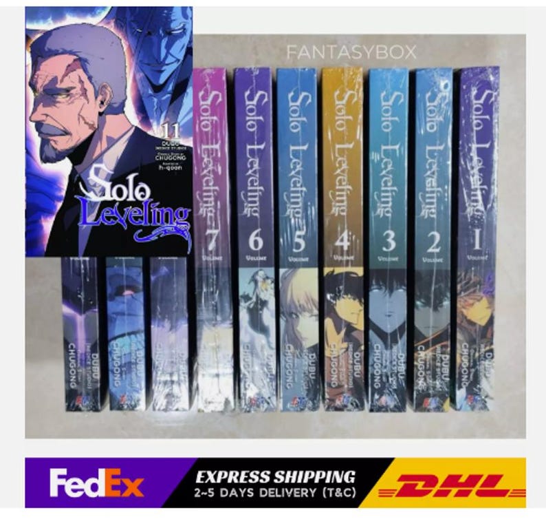 Solo Leveling Comic Book Manga Set Volume 1-13 English Version by ...