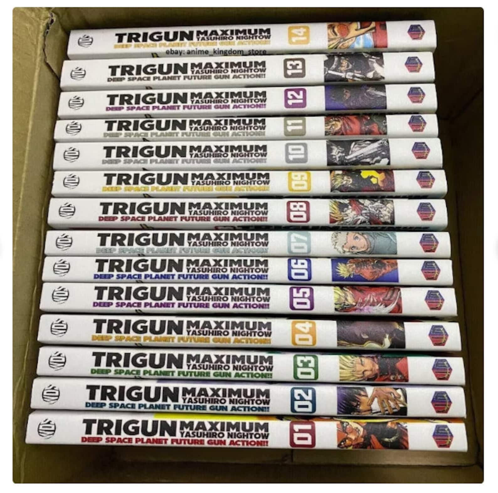 Trigun Maximum Manga Volume 1-14 Complete Set (END) by Ysuhiro Nightow ENGLISH Version Fast ...