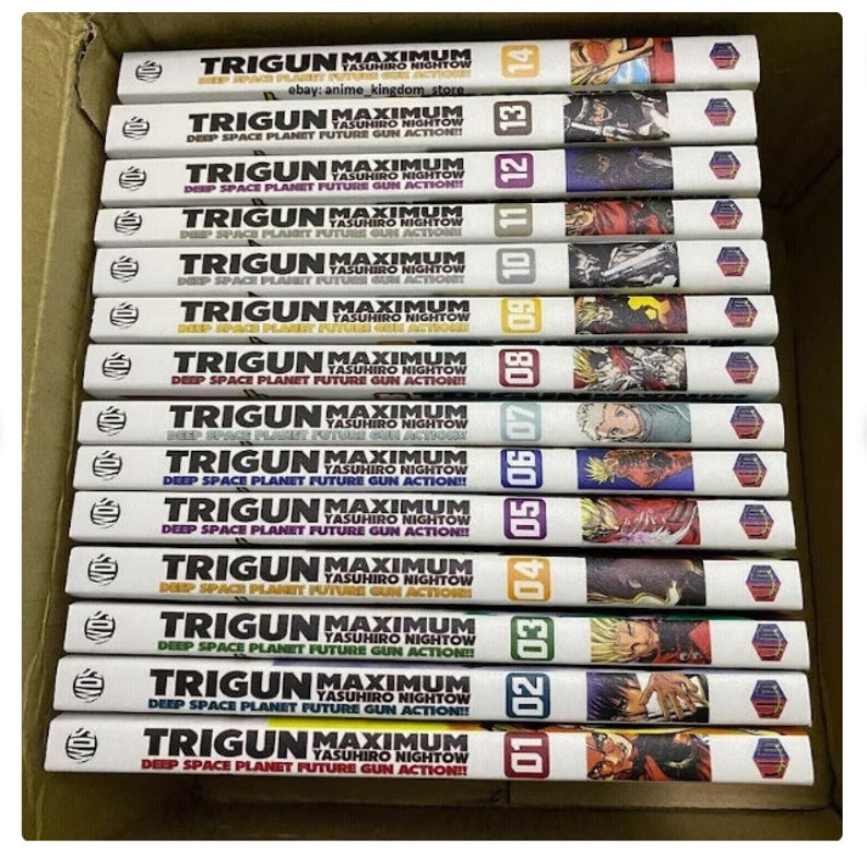 Trigun Maximum Manga Volume 1-14 Complete Set (END) by Ysuhiro Nightow ...