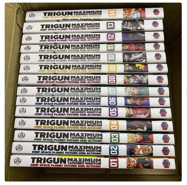 Trigun Maximum Manga Volume 1-14 Complete Set (END) by Ysuhiro Nightow ENGLISH Version Fast ...