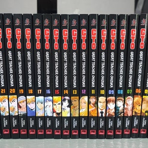 GTO: Great Teacher Onizuka Manga Volume 1-25 Full Set English Version ...