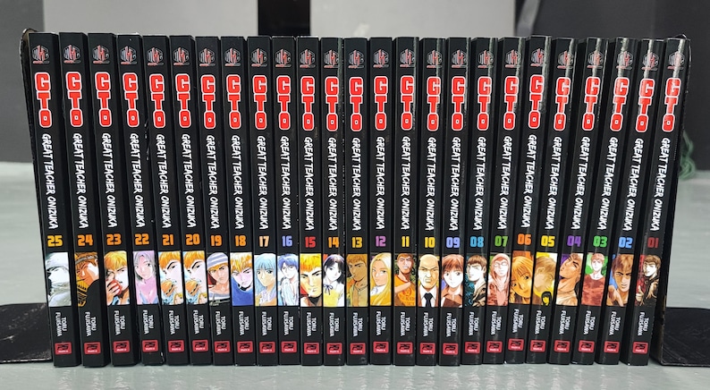 GTO: Great Teacher Onizuka Manga Volume 1-25 Full Set English Version ...