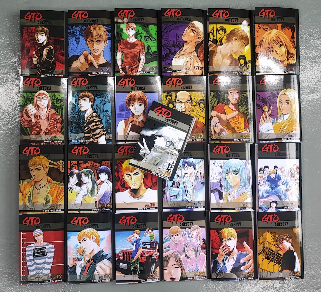 GTO: Great Teacher Onizuka Manga Volume 1-25 Full Set English Version ...