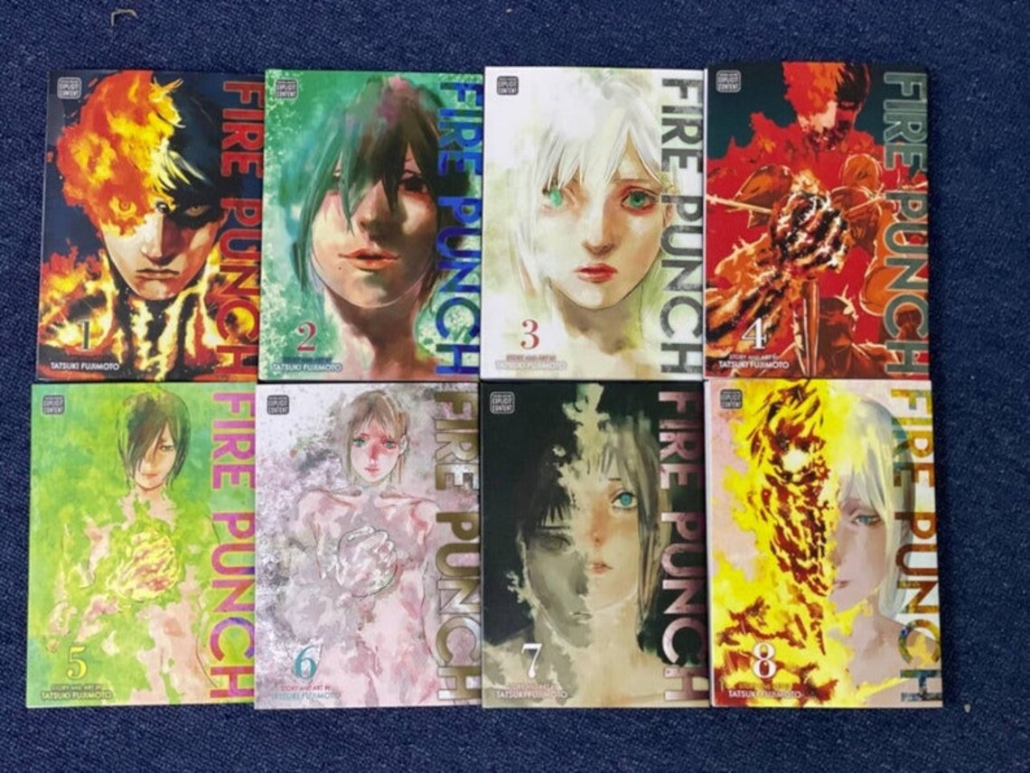 Fire Punch Tatsuki Fujimoto Manga Vol. 1-8 Full Set English Version ...