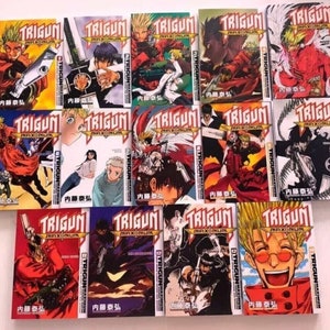 Trigun Maximum Manga Volume 1-14 Complete Set (END) by Ysuhiro Nightow ...