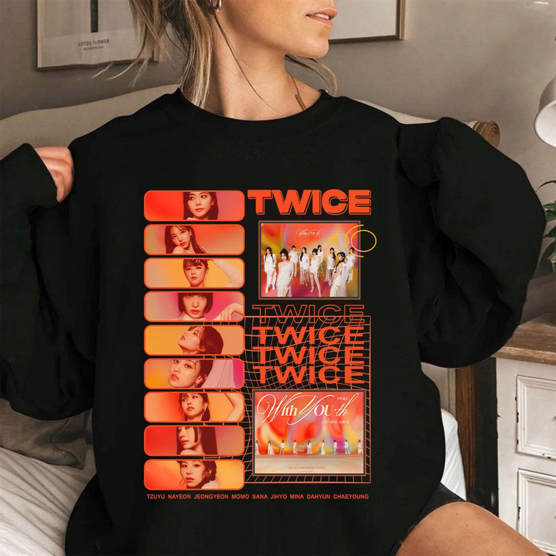 Vintage Twice Shirt, Twice With Youth Album Sweatshirt, Twice Kpop ...
