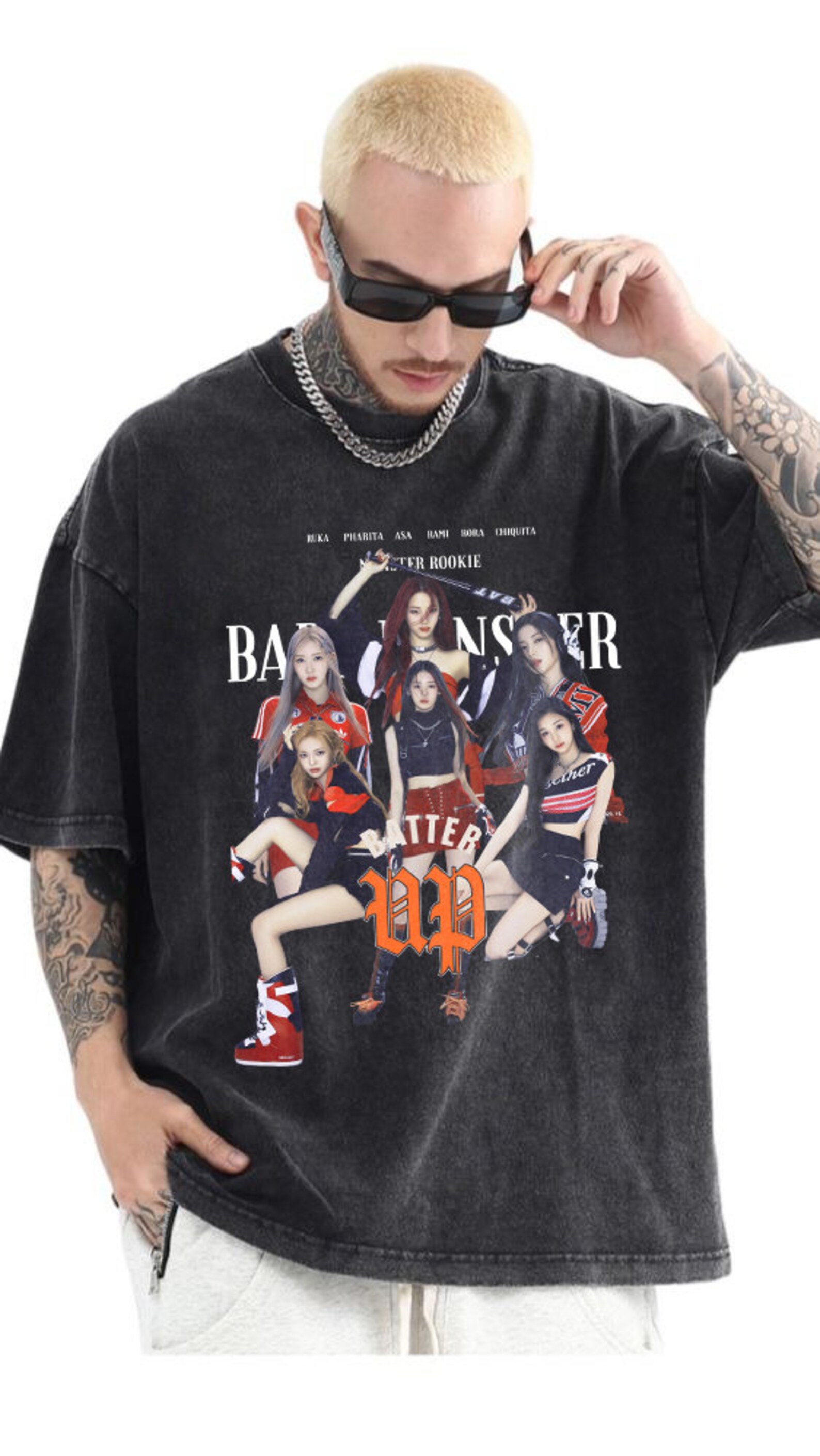 BABYMONSTER Kpop Shirt, Batter up Shirt, Babymonster Merch, New Kpop ...