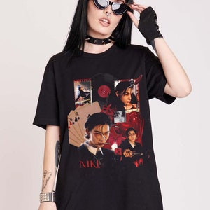 Enhypen Niki T-shirt, Enhypen Niki Y2k Graphic Tee, Enhypen Niki Kpop ...