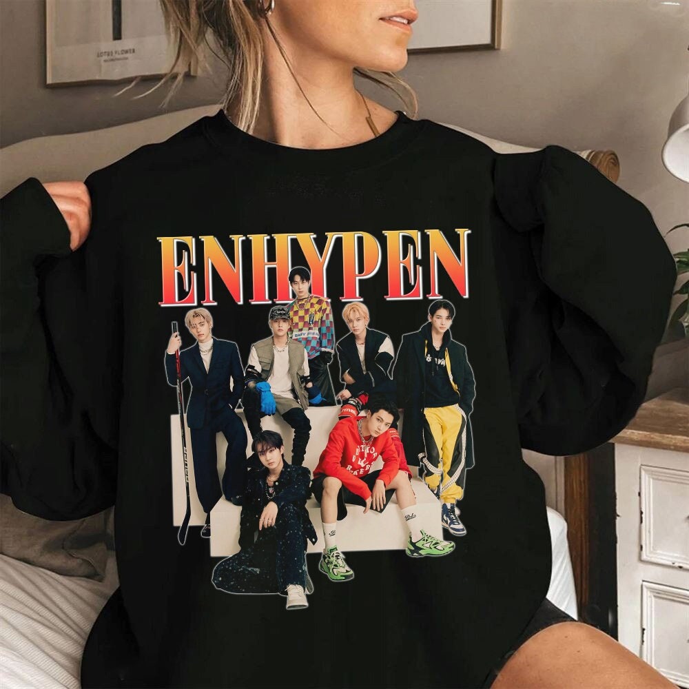 ENHYPEN Shirt, ENHYPEN Graphic Tee, ENHYPEN 90s Vintage Bootleg Shirt ...