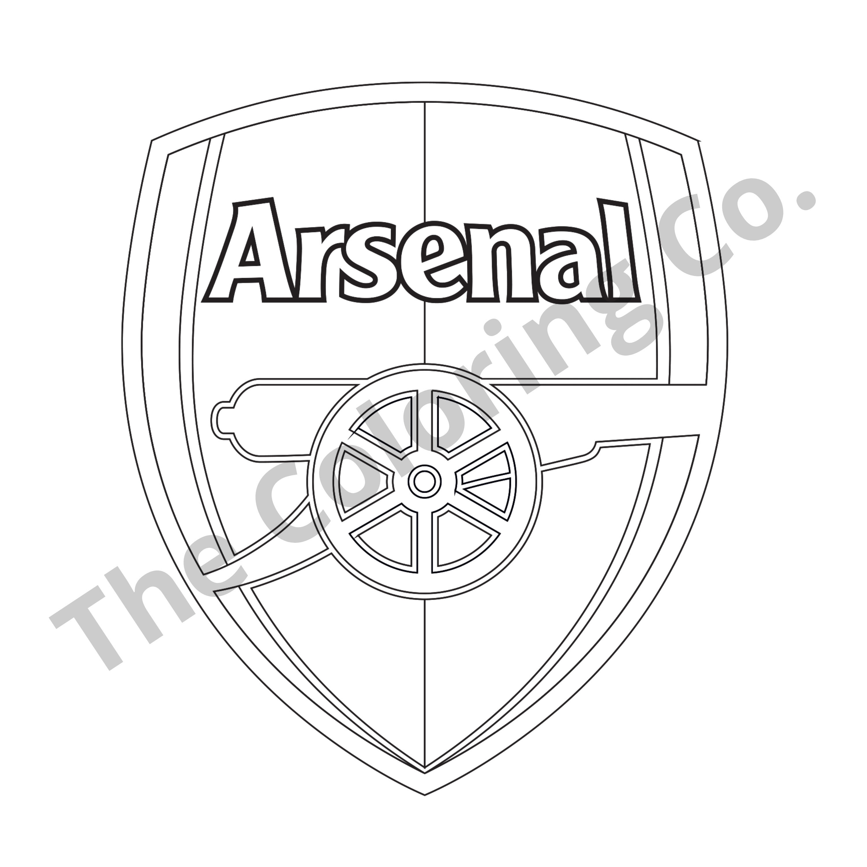 FOOTBALL Team LOGOS to COLOR - 20 Coloring Pages to Print Instantly ...