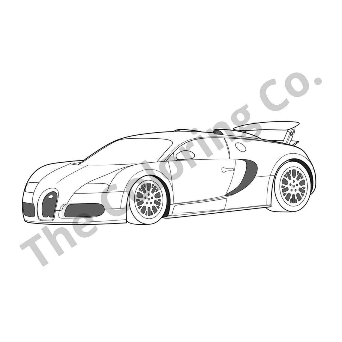22 Most Popular LUXURY CARS COLORING Pages to Print and Color - Etsy