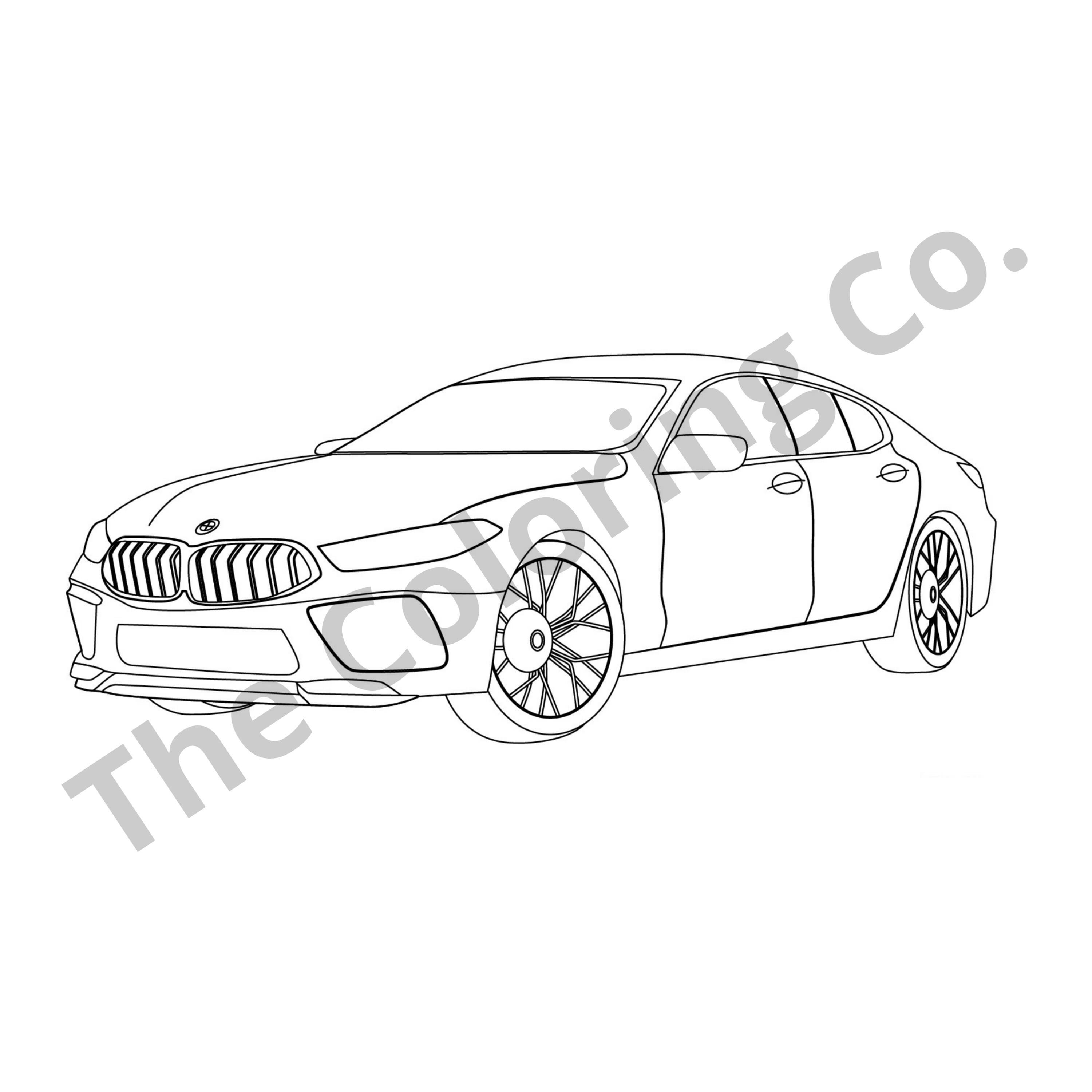 22 Most Popular LUXURY CARS COLORING Pages to Print and Color Instantly ...