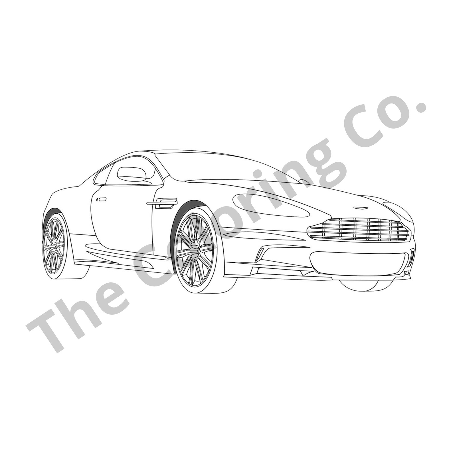 22 Most Popular LUXURY CARS COLORING Pages to Print and Color Instantly ...