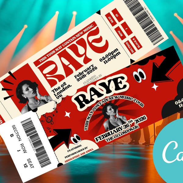 Where the Hell is My Husband Raye Concert - Etsy New Zealand