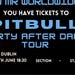 Pitbull Party After Dark Tour Personalised Gift Ticket X2 Surprise ...
