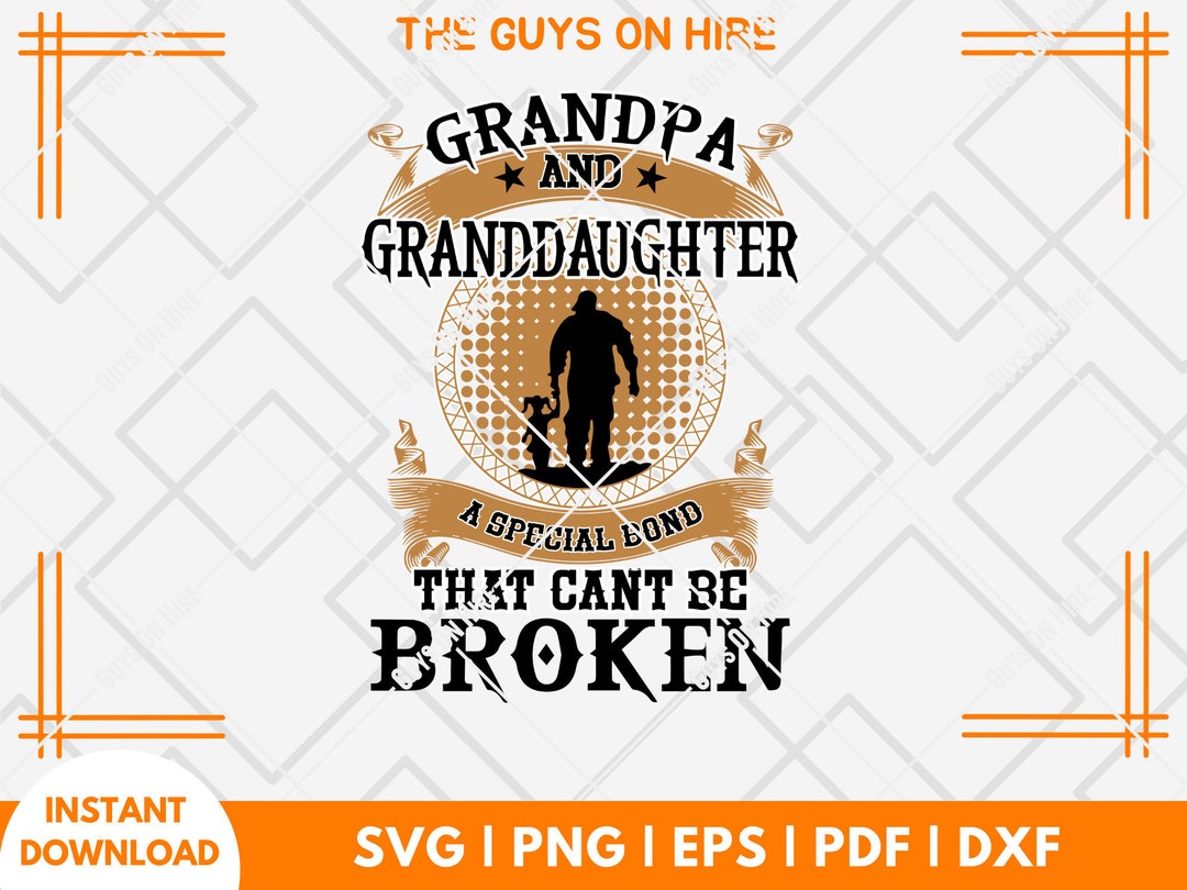 Grandpa SVG, Grandfather Svg, Grandpa Split Name Frame Svg, Grandad Svg ...