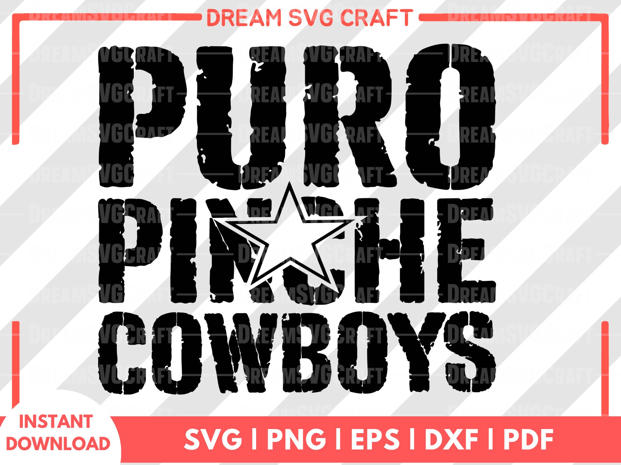 Buy Puro Pinche Cowboys SVG, Love Cowboys Football, Football Mom Svg ...