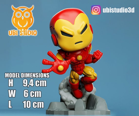 Iron Man Chibi Figur Jual IRON MAN CHIBI 6 PCS FIGURINE, HIGH QUALITY