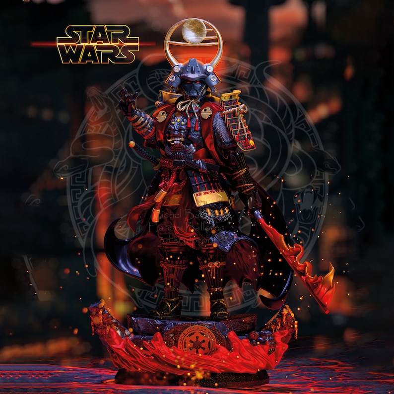 Samouraï Dark Vador de Star Wars Fichier STL d'impression 3D ...