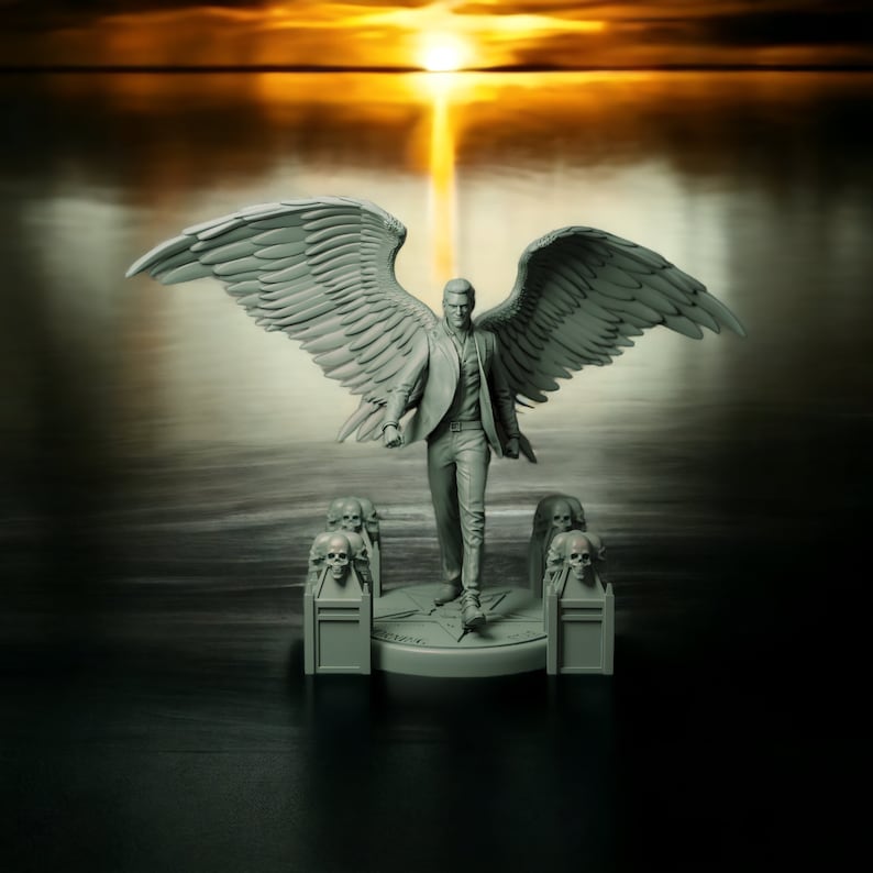 Lucifer Morningstar 3D Print STL File Download STL - Etsy