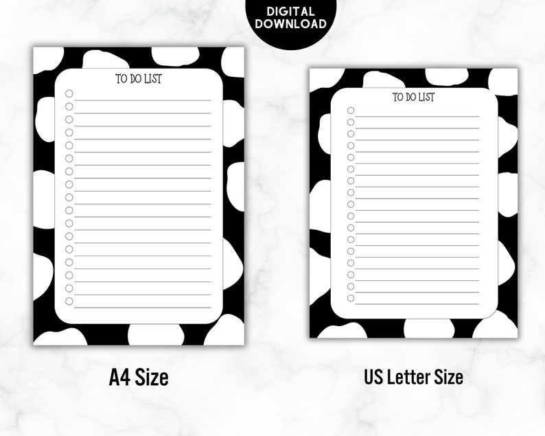 To Do List Printable Simple Tasks List Productivity Planner - Etsy