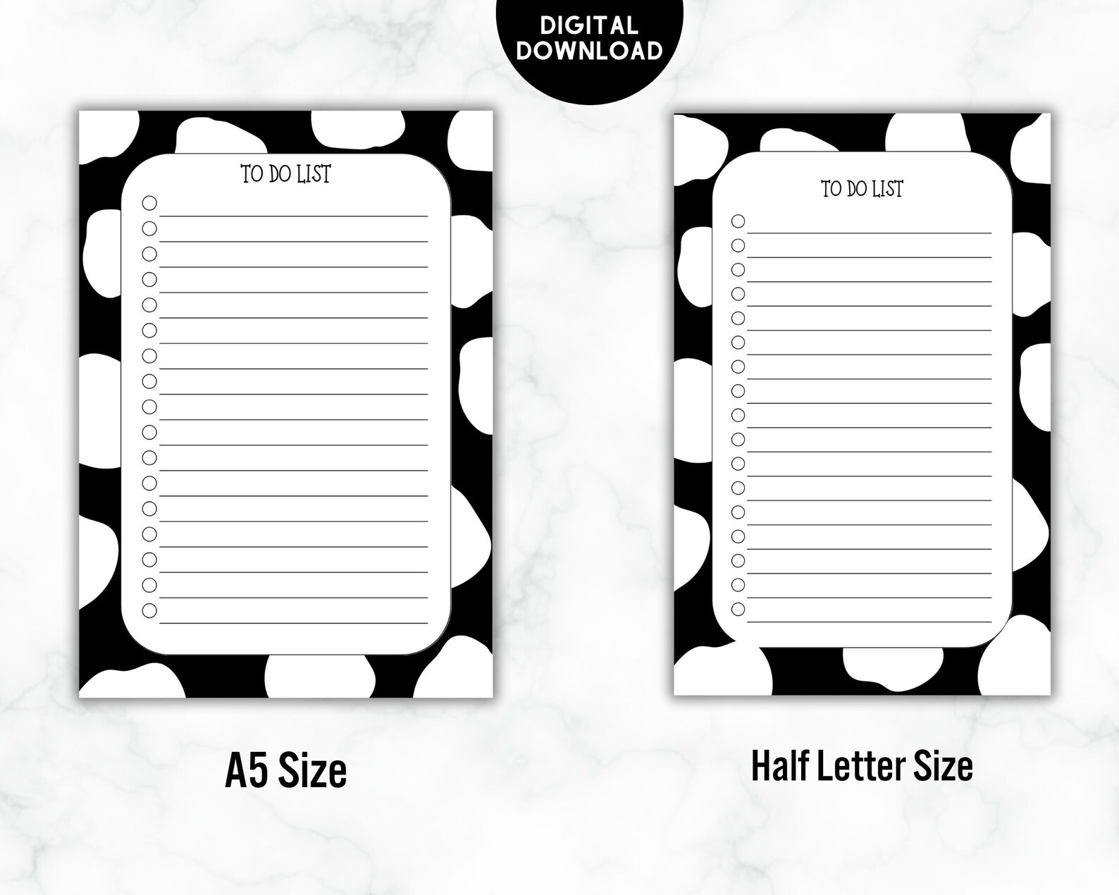 To Do List Printable Simple Tasks List Productivity Planner - Etsy