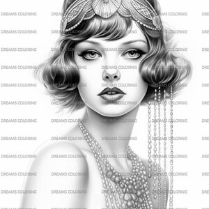 Roaring Twenties: Gatsby 65 Coloring Pages - Etsy