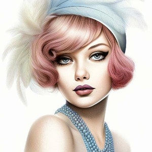 Roaring Twenties: Gatsby 65 Coloring Pages - Etsy