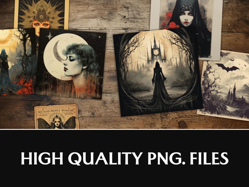 Gothic Posters Vintage Gothic Junk Journal Printable Gothic - Etsy