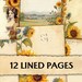 MEGA BUNDLE Junk Journal Sunflower Pack Printable Sunflower - Etsy