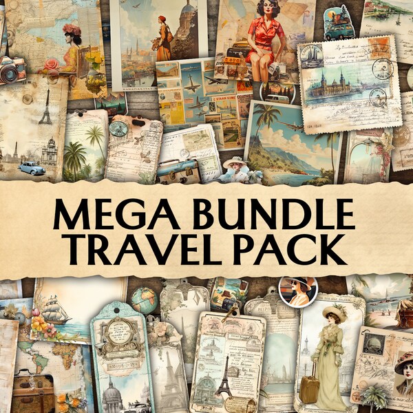 Travel Scrapbook - Etsy