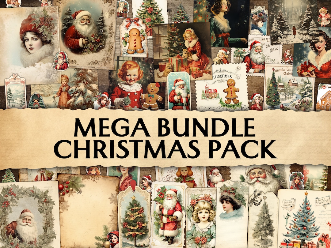 MEGA BUNDLE Paquete de Navidad de diario basura, imprimible ...