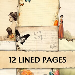 MEGA BUNDLE Junk Journal Butterfly Pack Printable Butterfly Scrapbook ...