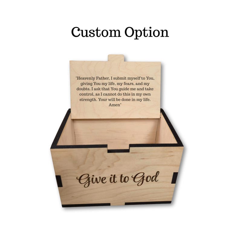Tree of Life Wooden Prayer Box: Laser Cut God Box - Etsy