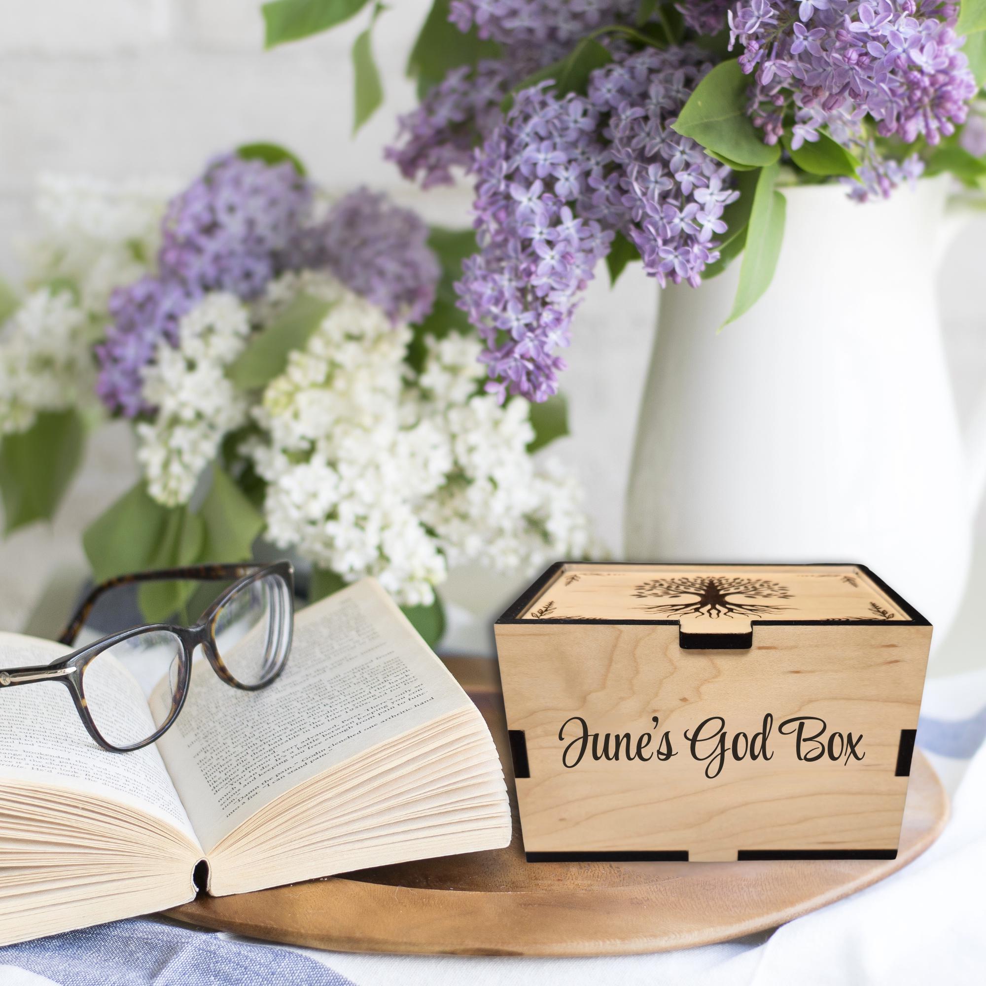 Tree of Life Wooden Prayer Box: Laser Cut God Box - Etsy