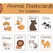 Animal Flashcards for Toddlers Learning Animals Flashcards Montessori ...