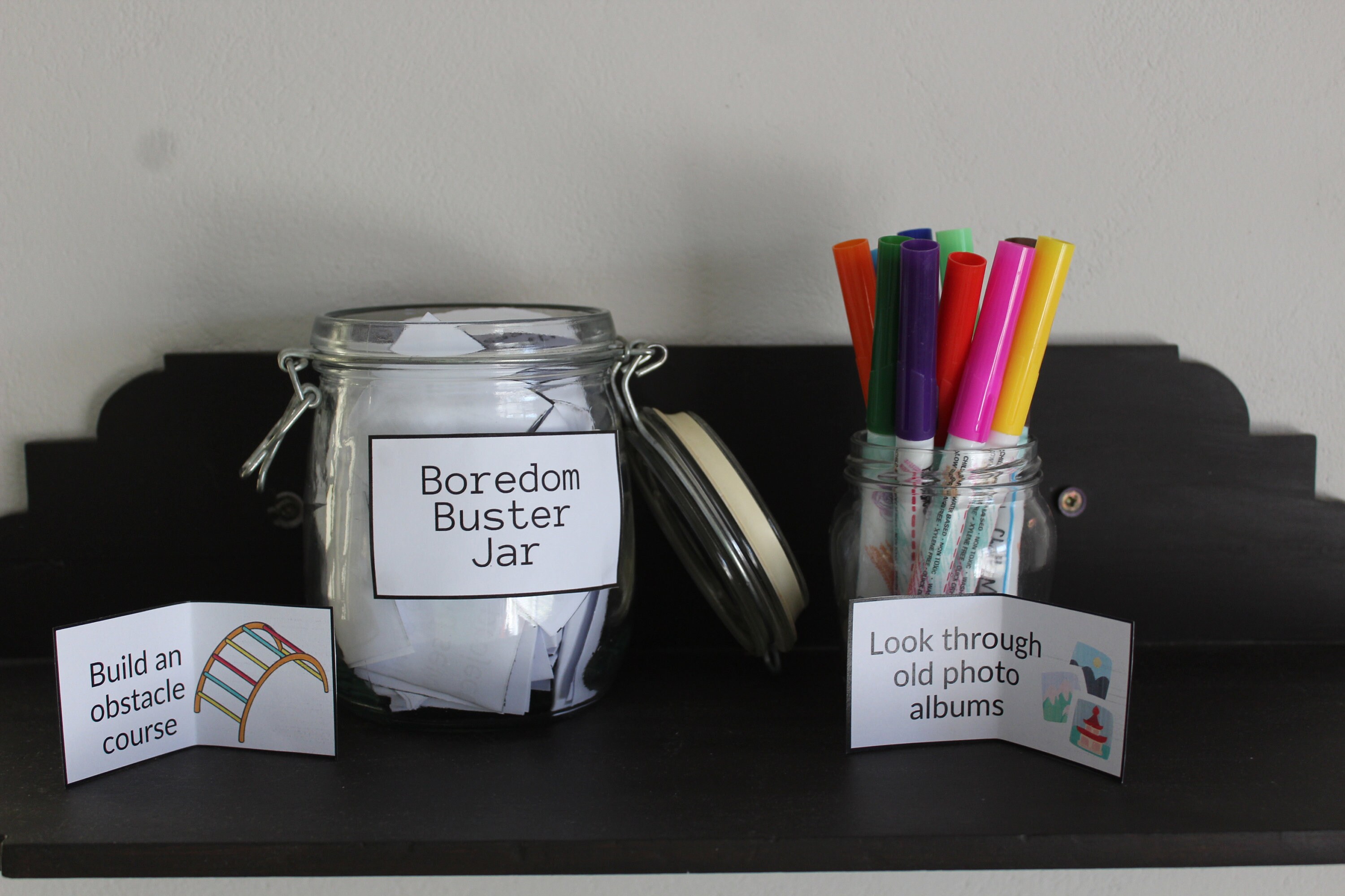 Bored Jar Activities Kids Summer Vacation Fun Boredom Games Outdoor for ...