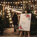 Christmas Birthday Party Welcome Sign Editable Template, Poinsettia ...