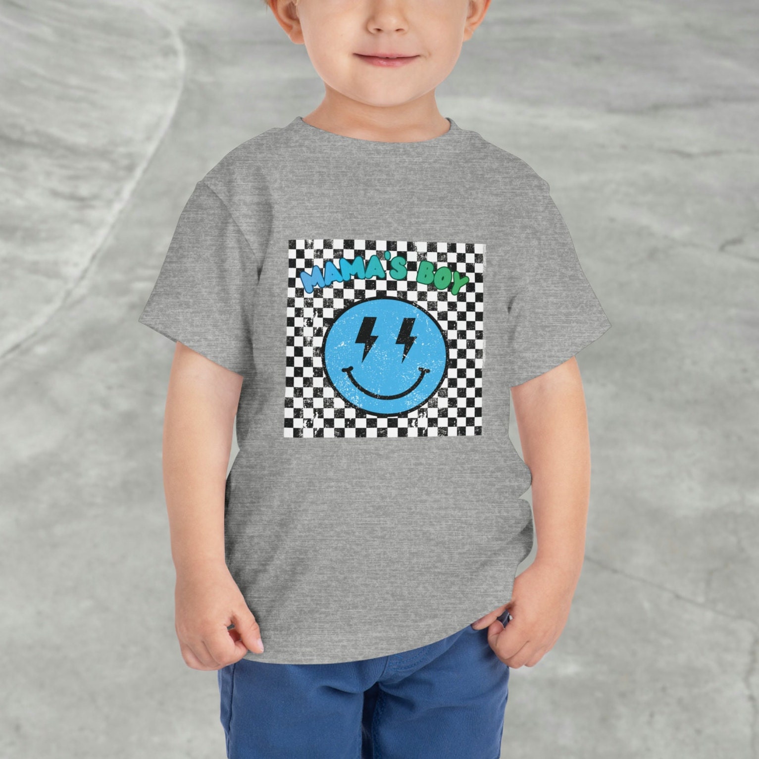 Mama's Boy T-shirt Mama's Boy Tee Smiley® Face Shirt Smiley® Face Kids ...