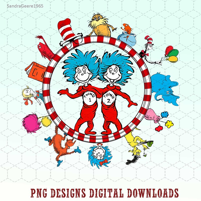 Dr Seuss Clipart - Etsy