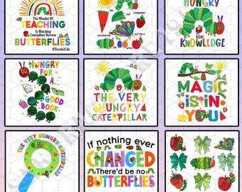 30hungry Caterpillar Bundle Png, Teacher Png, Back to School Png, Book ...