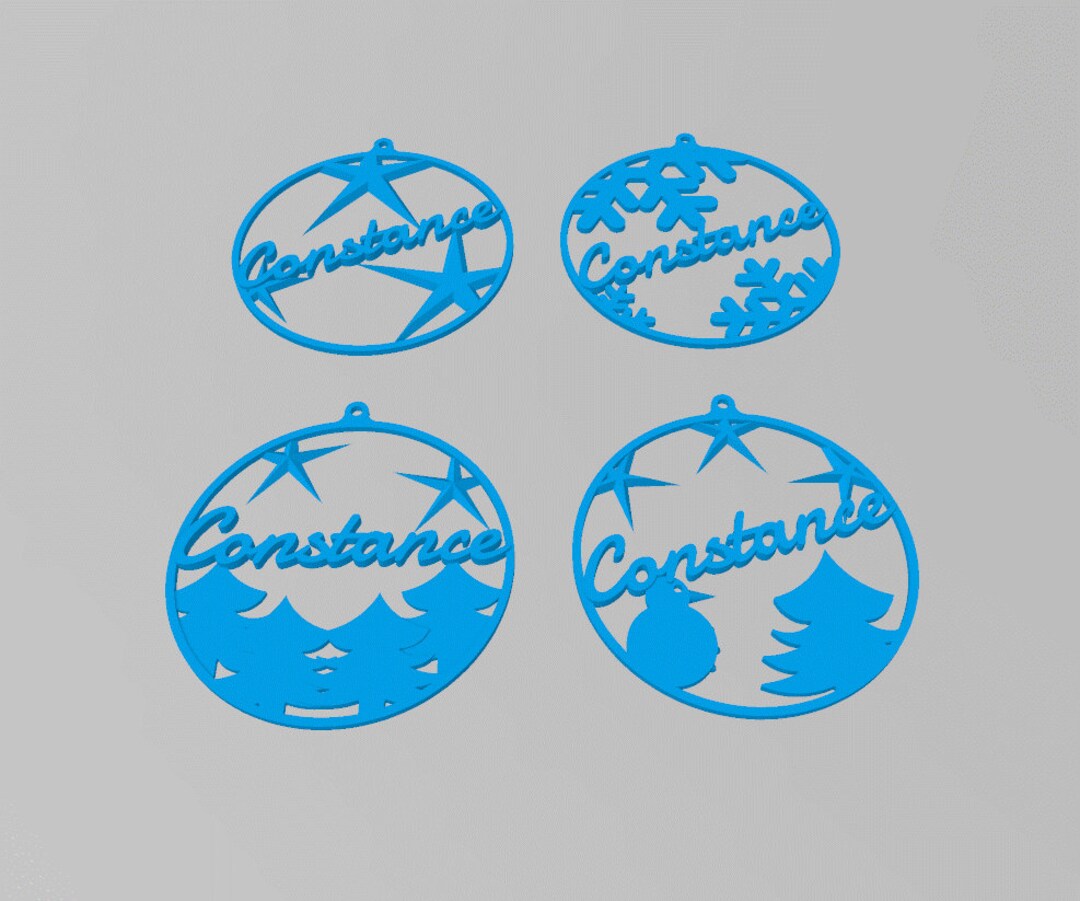 Christmas Decoration First Name Constance - Etsy