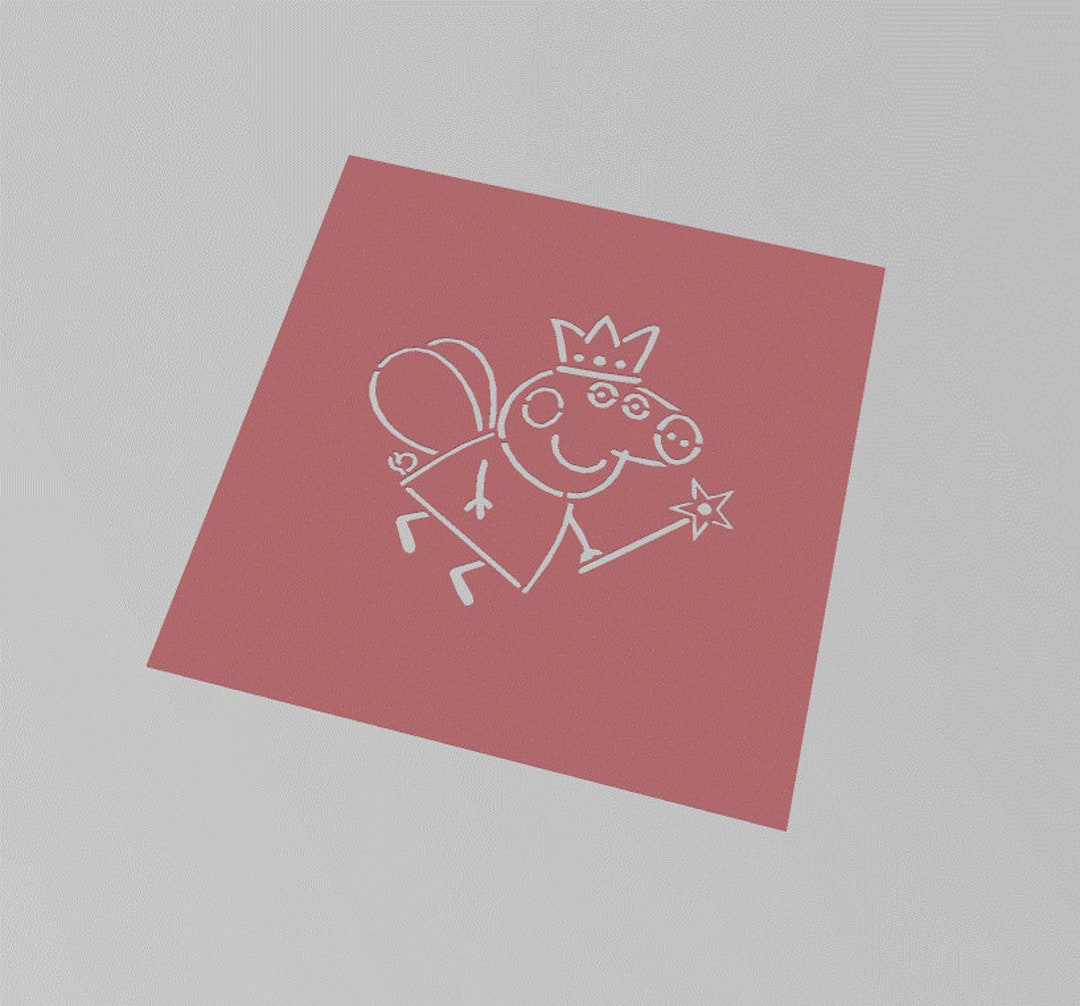 PEPPA PIG STENCIL - Etsy