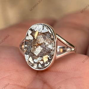 pyrite ring etsy