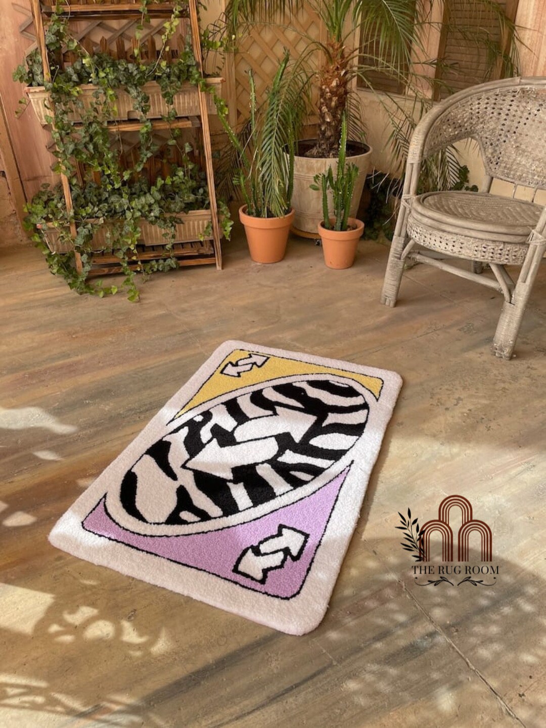 Uno Reverse Rug Hand-tufted 100% Wool Handmade Area Rug Carpet - Etsy