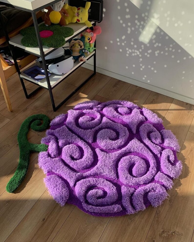 Gomu Gomu Fruit Rug Hand-tufted 100% Wool Handmade Area Rug Carpet for ...