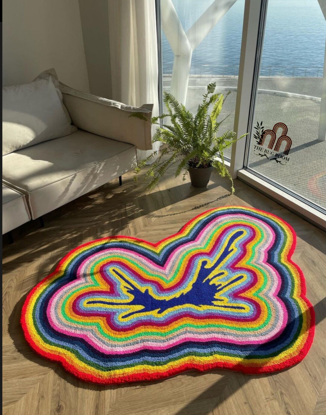 SEROTONIN Irregular Design Rugs Hand-tufted 100% Wool Handmade Area Rug ...