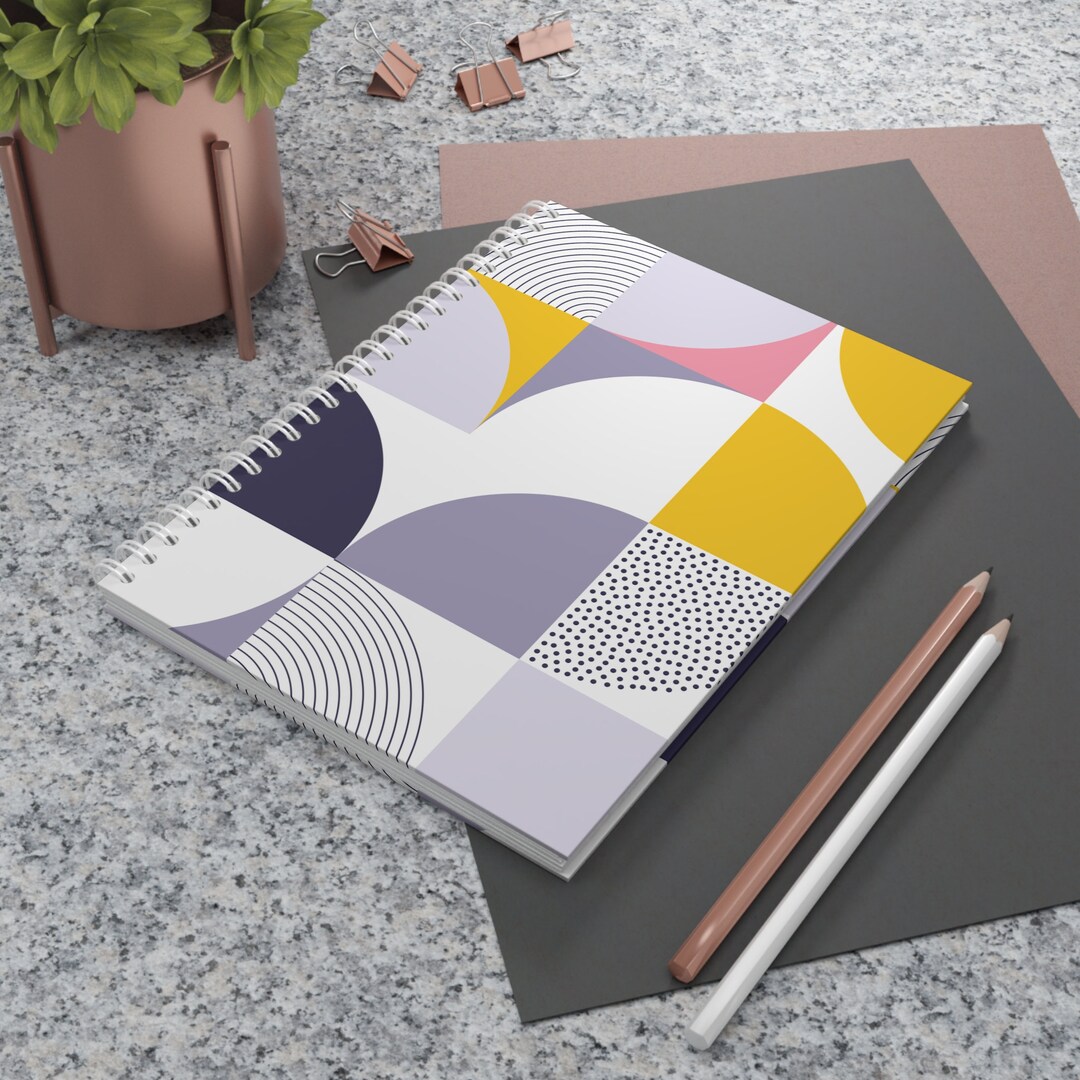 Monogrammed Stationery Spiral Bound Notebook-embossed Notebook Custom ...