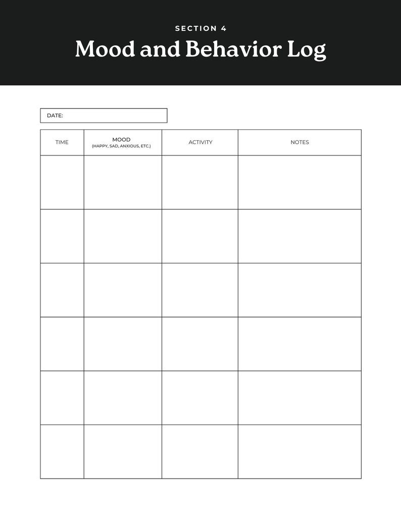 Dementia Daily Planner, Printable Daily Planner for Caregivers ...