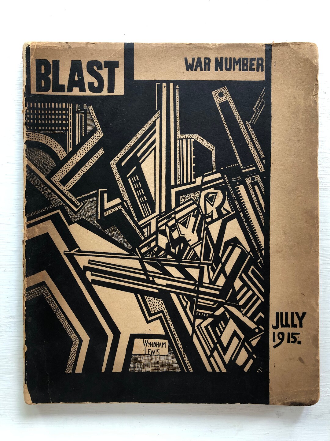 BLAST Magazine: Wyndham Lewis, War Number, July 1915, Rare 1st Edition ...